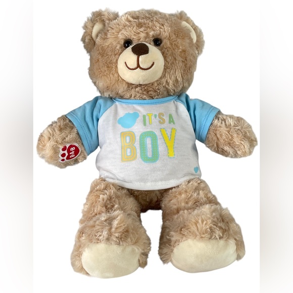 Toys | Build A Bear Brown Its A Boy Teddy | Poshmark